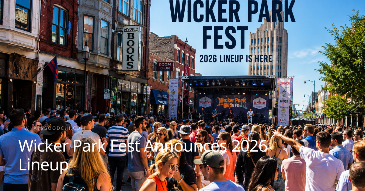 Wicker Park Fest Announces 2026 Lineup | What's Good Chicago